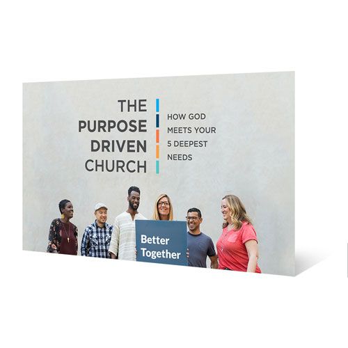 How God Meets Your Five Deepest Needs: Purpose Driven Church – Pastors.com