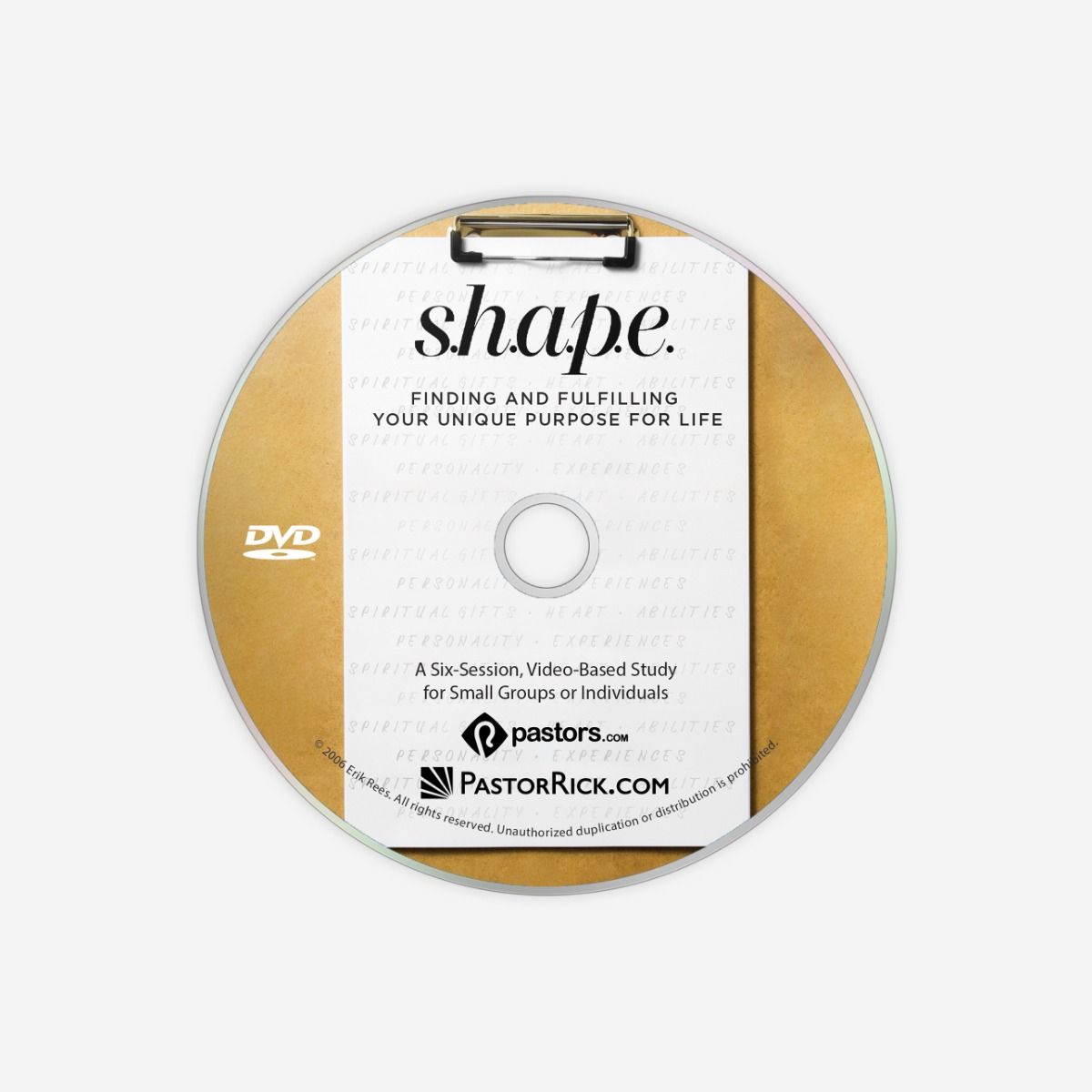 SHAPE Small Group DVD – Pastors.com