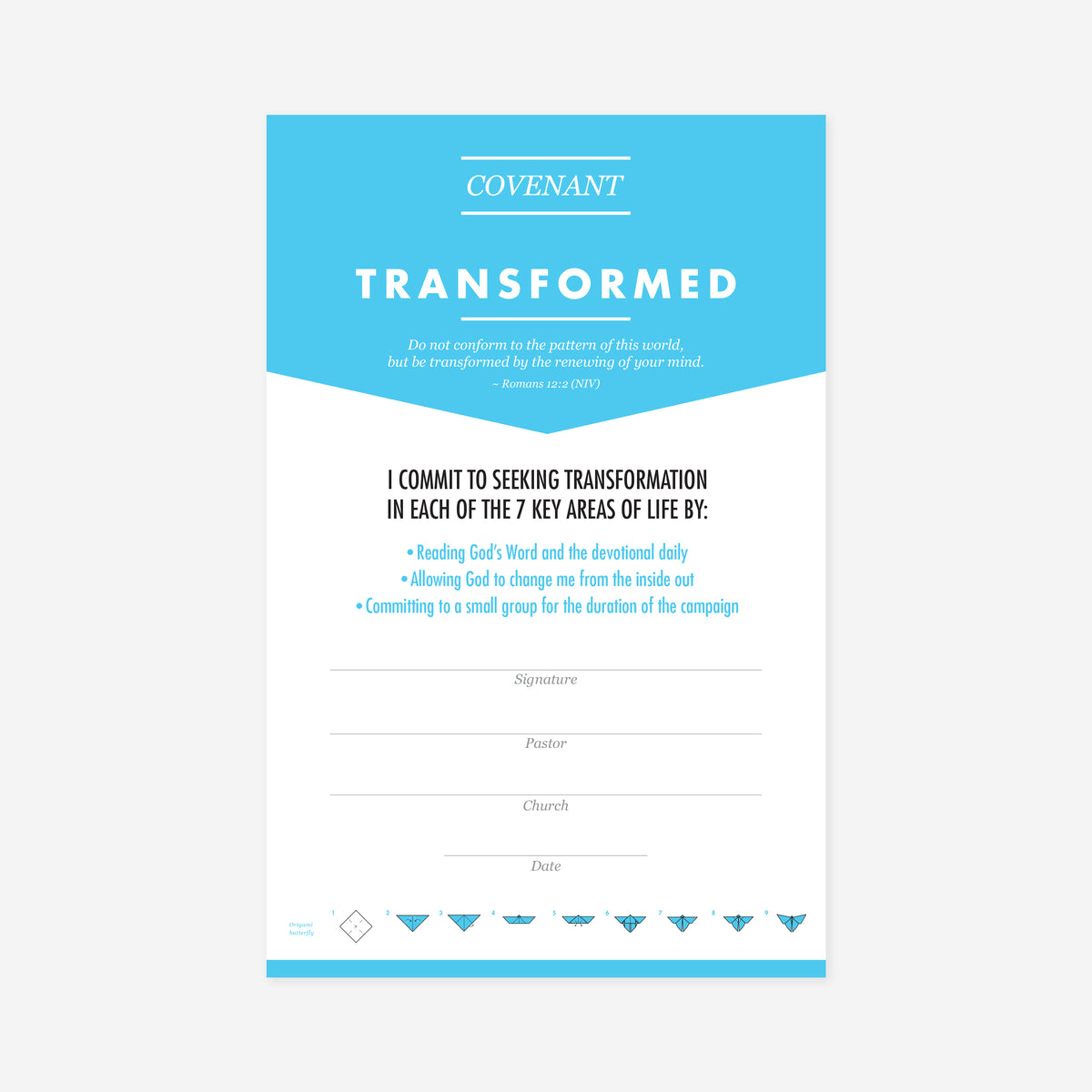 Transformed Covenant Cards (Pack of 25) – Pastors.com